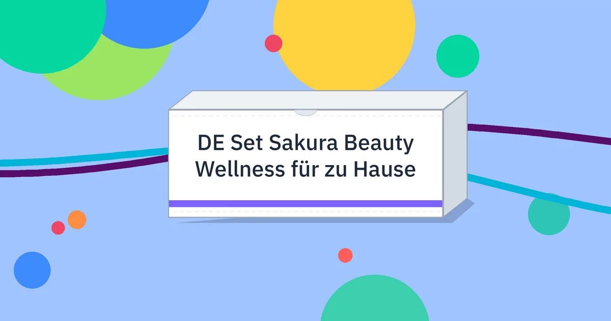 Symbolbild: Packung mit der Aufschrift DE Set Sakura Beauty Wellness für zu Hause (PZN 17903232) – Verfügbarkeit und Bezug in Apotheken in Frankfurt am Main