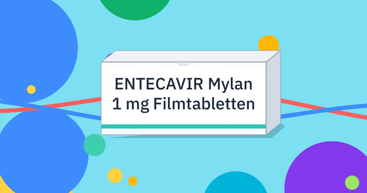 Symbolbild: Packung mit der Aufschrift ENTECAVIR Mylan 1 mg Filmtabletten (PZN 12778093) – Verfügbarkeit und Bezug in Apotheken in Frankfurt am Main