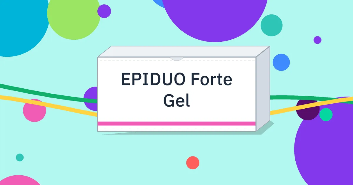 Symbolbild: Packung mit der Aufschrift EPIDUO Forte Gel (PZN 19125738) – Verfügbarkeit und Bezug in Apotheken in Frankfurt am Main