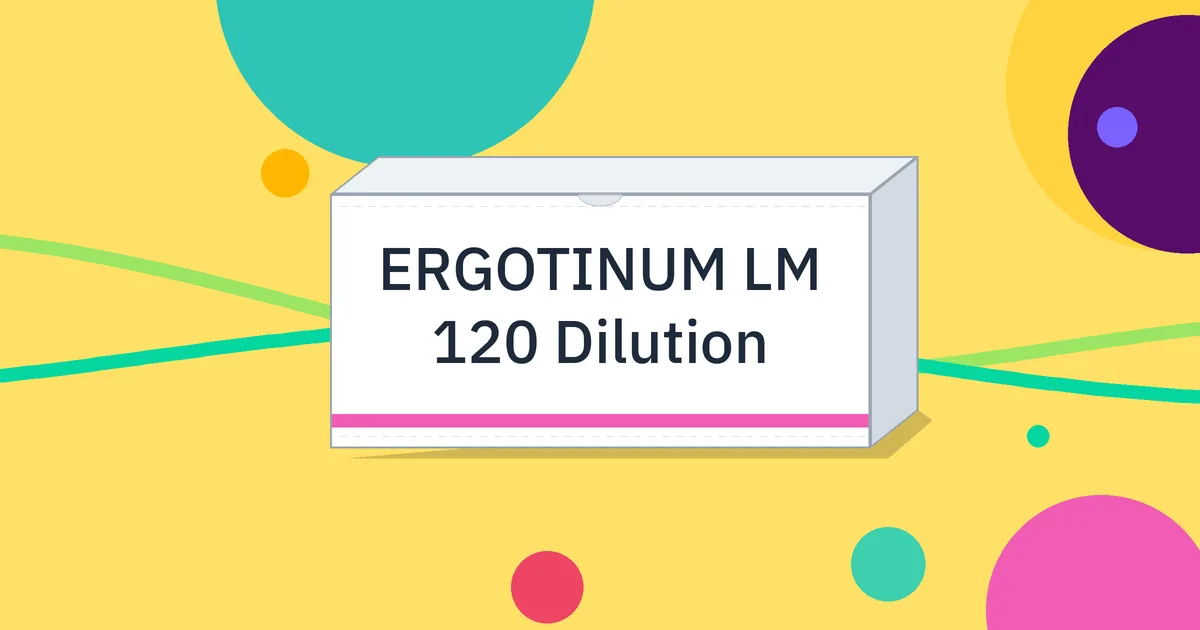 Symbolbild: Packung mit der Aufschrift ERGOTINUM LM 120 Dilution (PZN 13477519) – Verfügbarkeit und Bezug in Apotheken in Frankfurt am Main