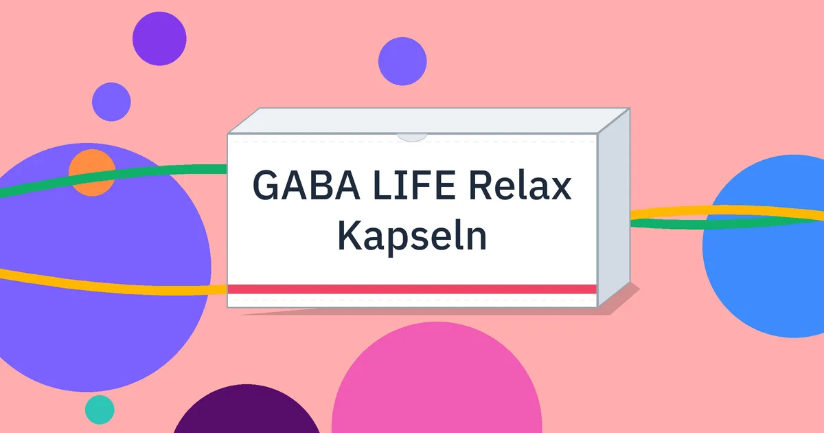 Symbolbild: Packung mit der Aufschrift GABA LIFE Relax Kapseln (PZN 09669130) – Verfügbarkeit und Bezug in Apotheken in Frankfurt am Main