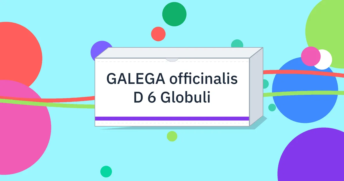 Symbolbild: Packung mit der Aufschrift GALEGA officinalis D 6 Globuli (PZN 11362858) – Verfügbarkeit und Bezug in Apotheken in Frankfurt am Main