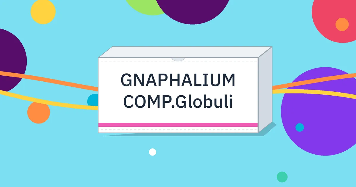 Symbolbild: Packung mit der Aufschrift GNAPHALIUM COMP.Globuli (PZN 08786052) – Verfügbarkeit und Bezug in Apotheken in Frankfurt am Main