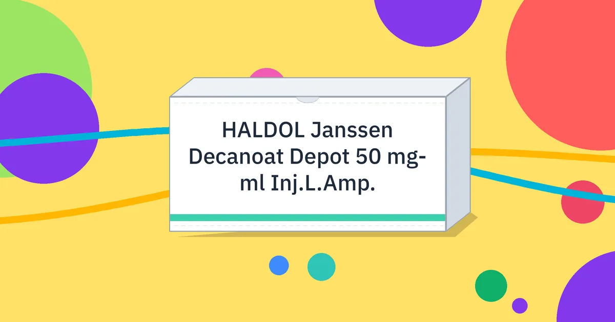 Symbolbild: Packung mit der Aufschrift HALDOL Janssen Decanoat Depot 50 mg-ml Inj.L.Amp. (PZN 14363060) – Verfügbarkeit und Bezug in Apotheken in Frankfurt am Main