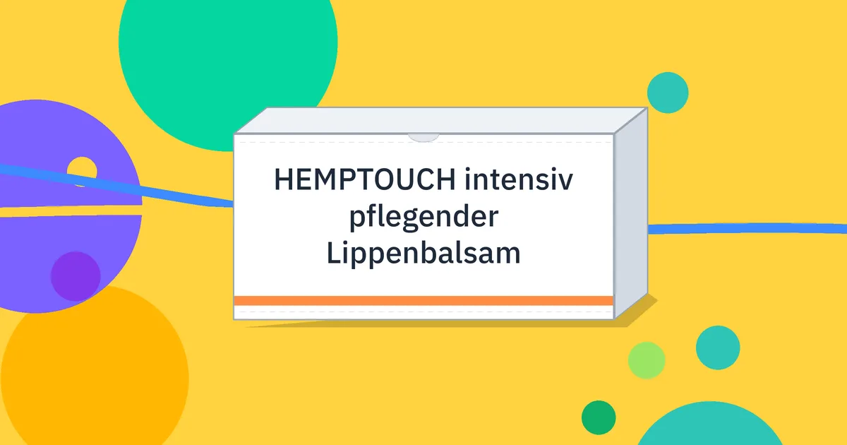 Symbolbild: Packung mit der Aufschrift HEMPTOUCH intensiv pflegender Lippenbalsam (PZN 17304141) – Verfügbarkeit und Bezug in Apotheken in Frankfurt am Main