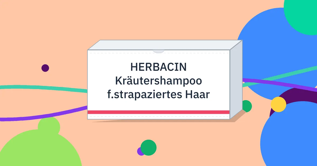 Symbolbild: Packung mit der Aufschrift HERBACIN Kräutershampoo f.strapaziertes Haar (PZN 01363207) – Verfügbarkeit und Bezug in Apotheken in Frankfurt am Main