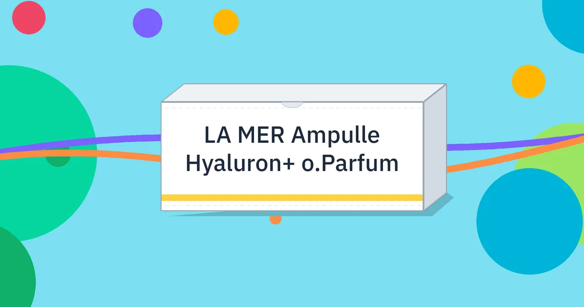 Symbolbild: Packung mit der Aufschrift LA MER Ampulle Hyaluron+ o.Parfum (PZN 15371995) – Verfügbarkeit und Bezug in Apotheken in Frankfurt am Main