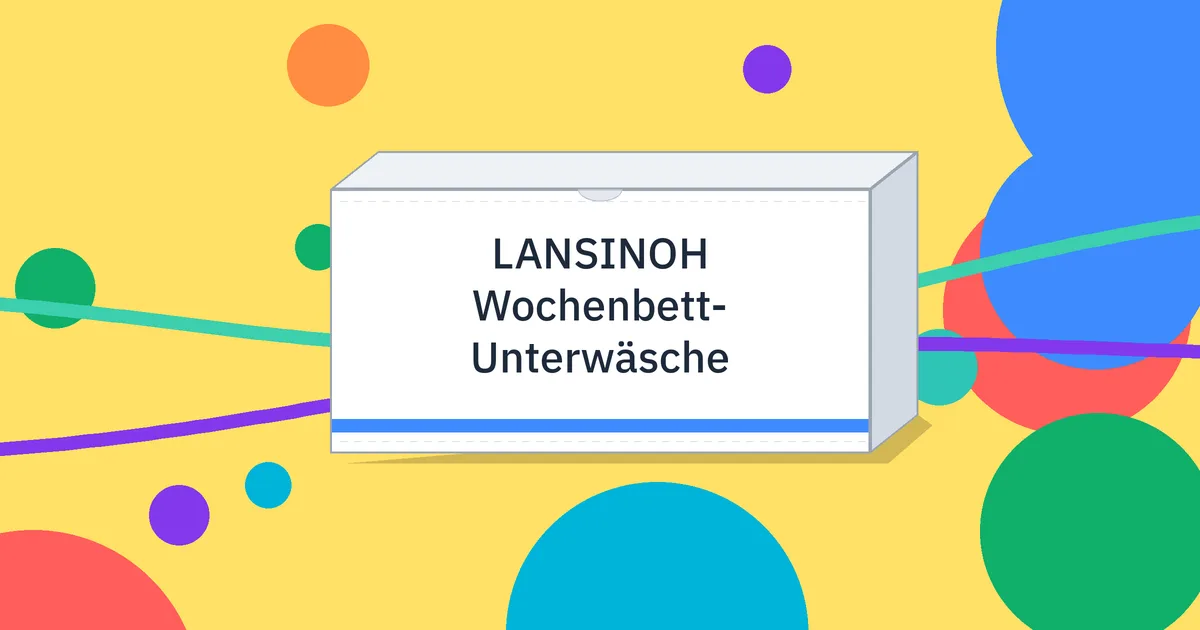 Symbolbild: Packung mit der Aufschrift LANSINOH Wochenbett-Unterwäsche (PZN 19679336) – Verfügbarkeit und Bezug in Apotheken in Frankfurt am Main