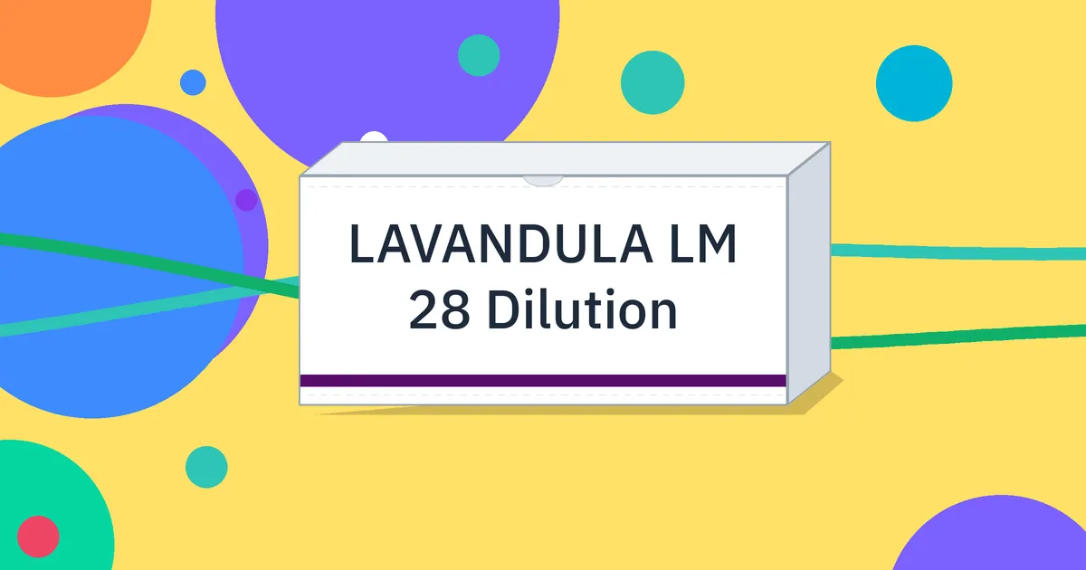 Symbolbild: Packung mit der Aufschrift LAVANDULA LM 28 Dilution (PZN 12929965) – Verfügbarkeit und Bezug in Apotheken in Frankfurt am Main