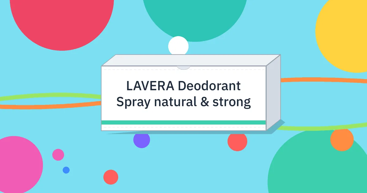Symbolbild: Packung mit der Aufschrift LAVERA Deodorant Spray natural & strong (PZN 16809318) – Verfügbarkeit und Bezug in Apotheken in Frankfurt am Main