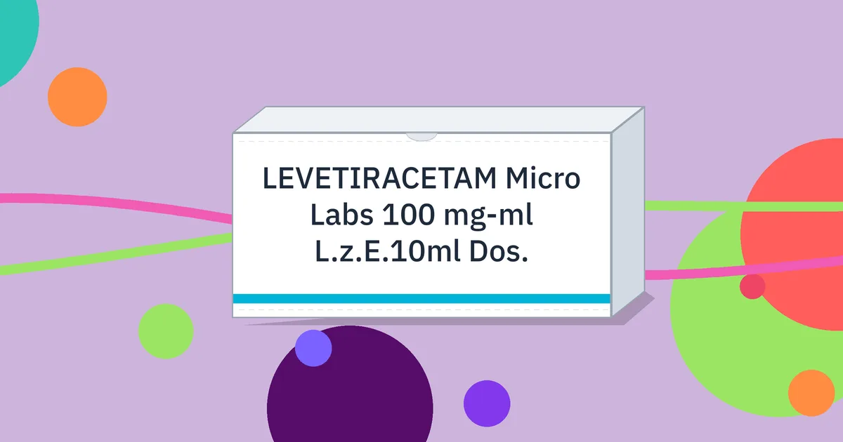 Symbolbild: Packung mit der Aufschrift LEVETIRACETAM Micro Labs 100 mg-ml L.z.E.10ml Dos. (PZN 19078683) – Verfügbarkeit und Bezug in Apotheken in Frankfurt am Main
