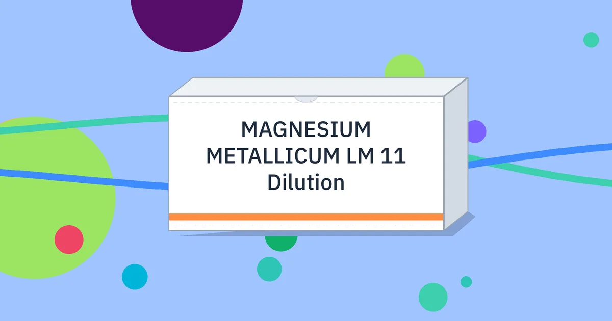 Symbolbild: Packung mit der Aufschrift MAGNESIUM METALLICUM LM 11 Dilution (PZN 12938361) – Verfügbarkeit und Bezug in Apotheken in Frankfurt am Main