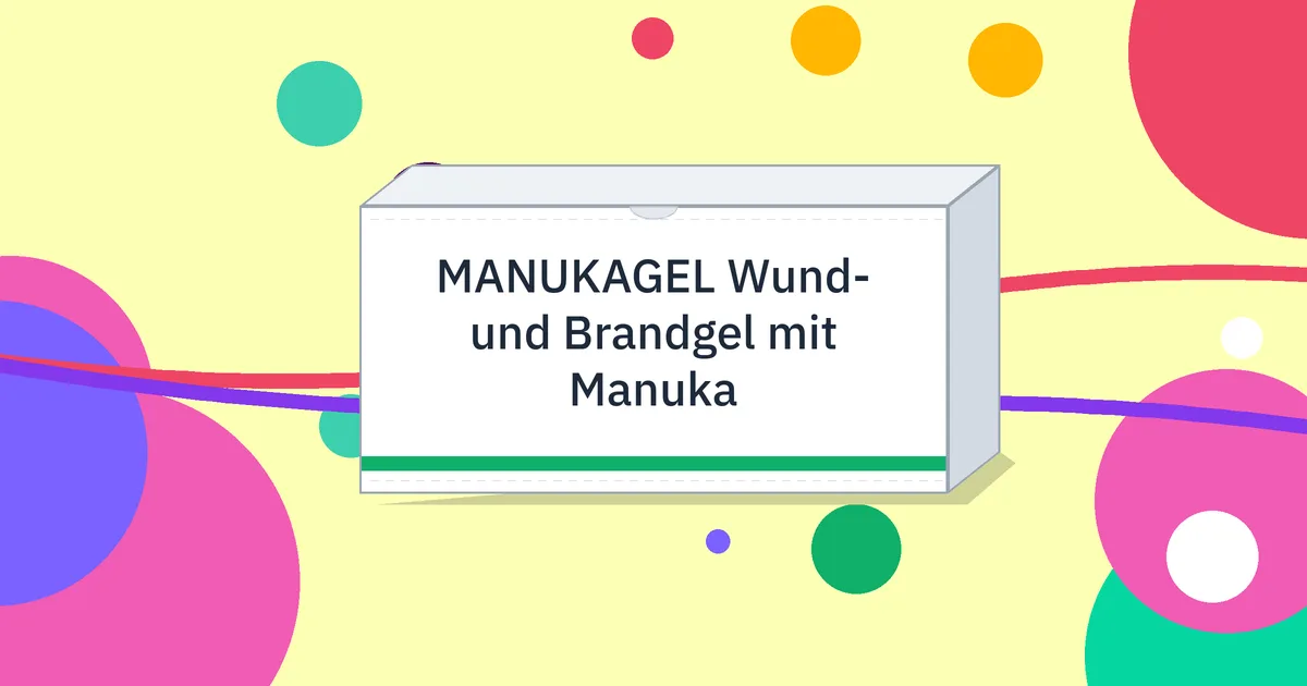 Symbolbild: Packung mit der Aufschrift MANUKAGEL Wund- und Brandgel mit Manuka (PZN 20935224) – Verfügbarkeit und Bezug in Apotheken in Frankfurt am Main