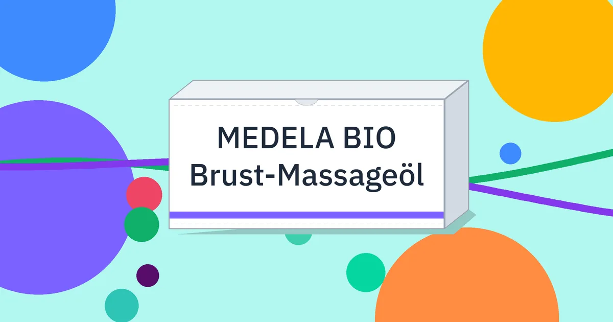 Symbolbild: Packung mit der Aufschrift MEDELA BIO Brust-Massageöl (PZN 18889936) – Verfügbarkeit und Bezug in Apotheken in Frankfurt am Main
