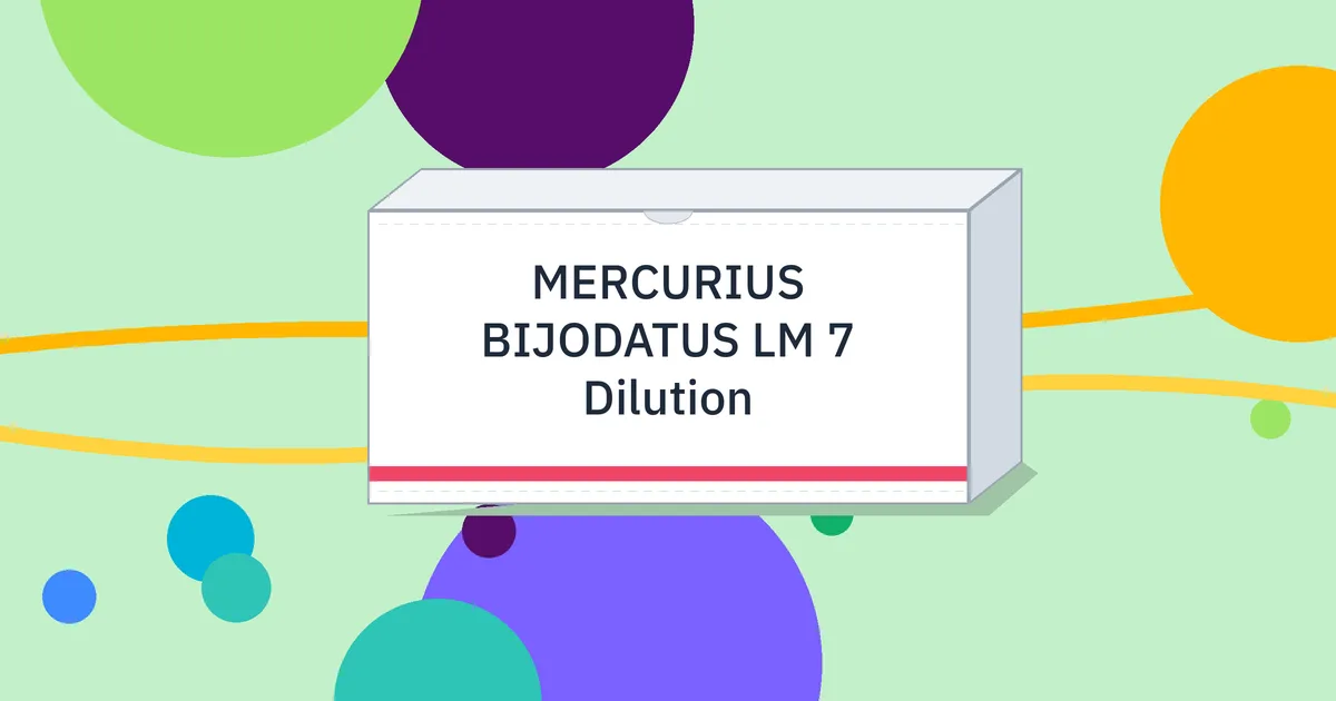 Symbolbild: Packung mit der Aufschrift MERCURIUS BIJODATUS LM 7 Dilution (PZN 12948572) – Verfügbarkeit und Bezug in Apotheken in Frankfurt am Main