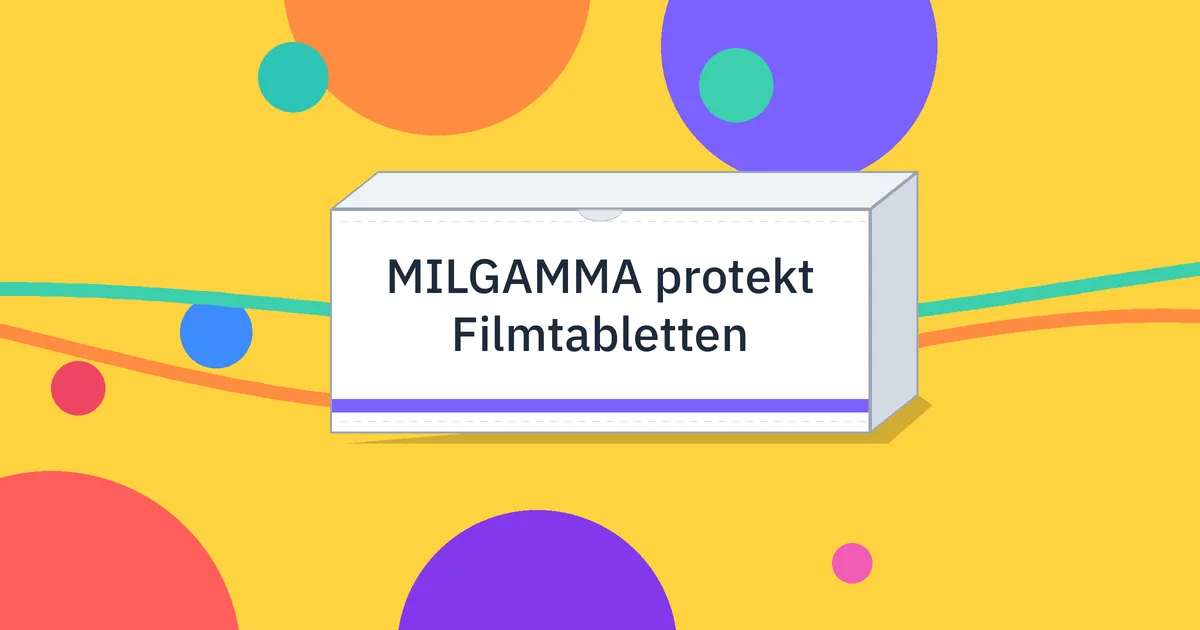 Symbolbild: Packung mit der Aufschrift MILGAMMA protekt Filmtabletten (PZN 17414438) – Verfügbarkeit und Bezug in Apotheken in Frankfurt am Main