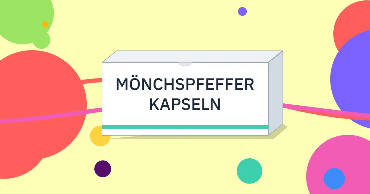 Symbolbild: Packung mit der Aufschrift MÖNCHSPFEFFER KAPSELN (PZN 18805678) – Verfügbarkeit und Bezug in Apotheken in Frankfurt am Main
