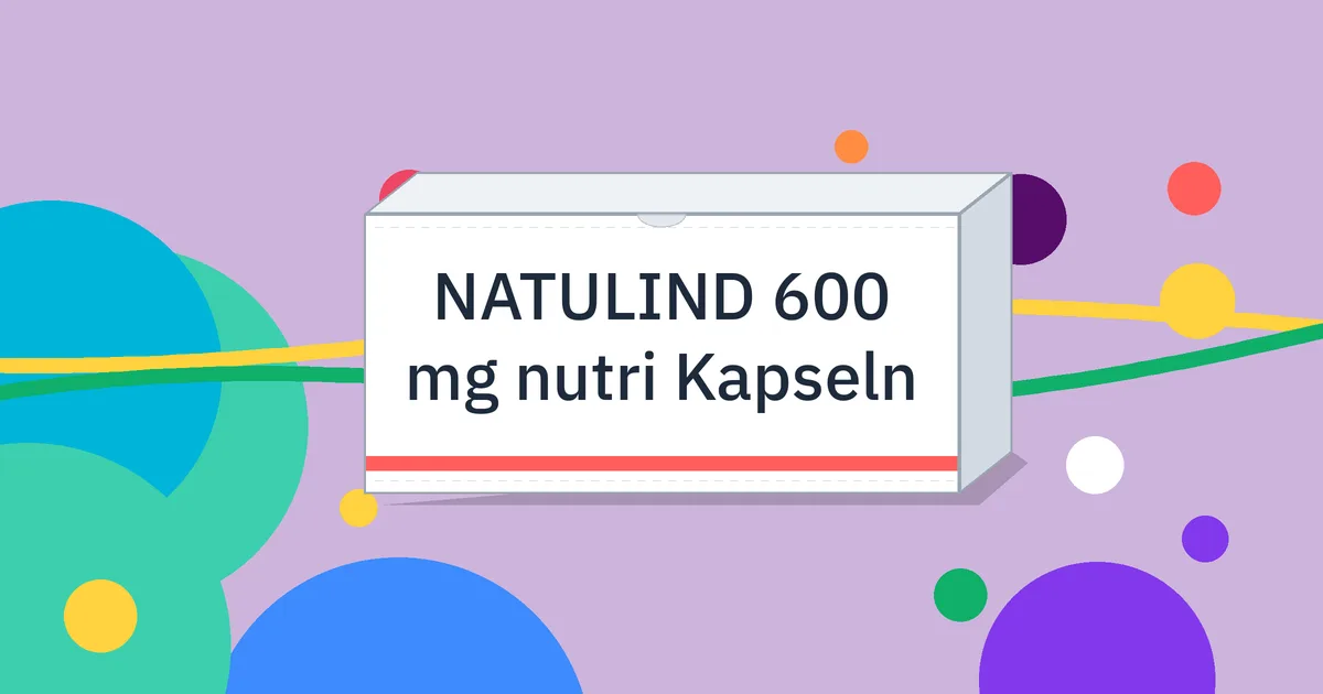 Symbolbild: Packung mit der Aufschrift NATULIND 600 mg nutri Kapseln (PZN 20223989) – Verfügbarkeit und Bezug in Apotheken in Frankfurt am Main