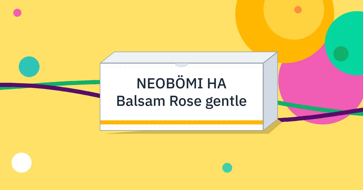Symbolbild: Packung mit der Aufschrift NEOBÖMI HA Balsam Rose gentle (PZN 20574996) – Verfügbarkeit und Bezug in Apotheken in Frankfurt am Main