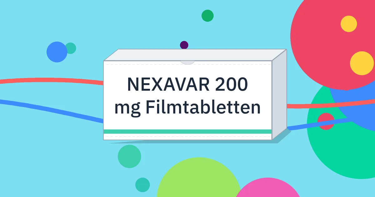 Symbolbild: Packung mit der Aufschrift NEXAVAR 200 mg Filmtabletten (PZN 00003027) – Verfügbarkeit und Bezug in Apotheken in Frankfurt am Main