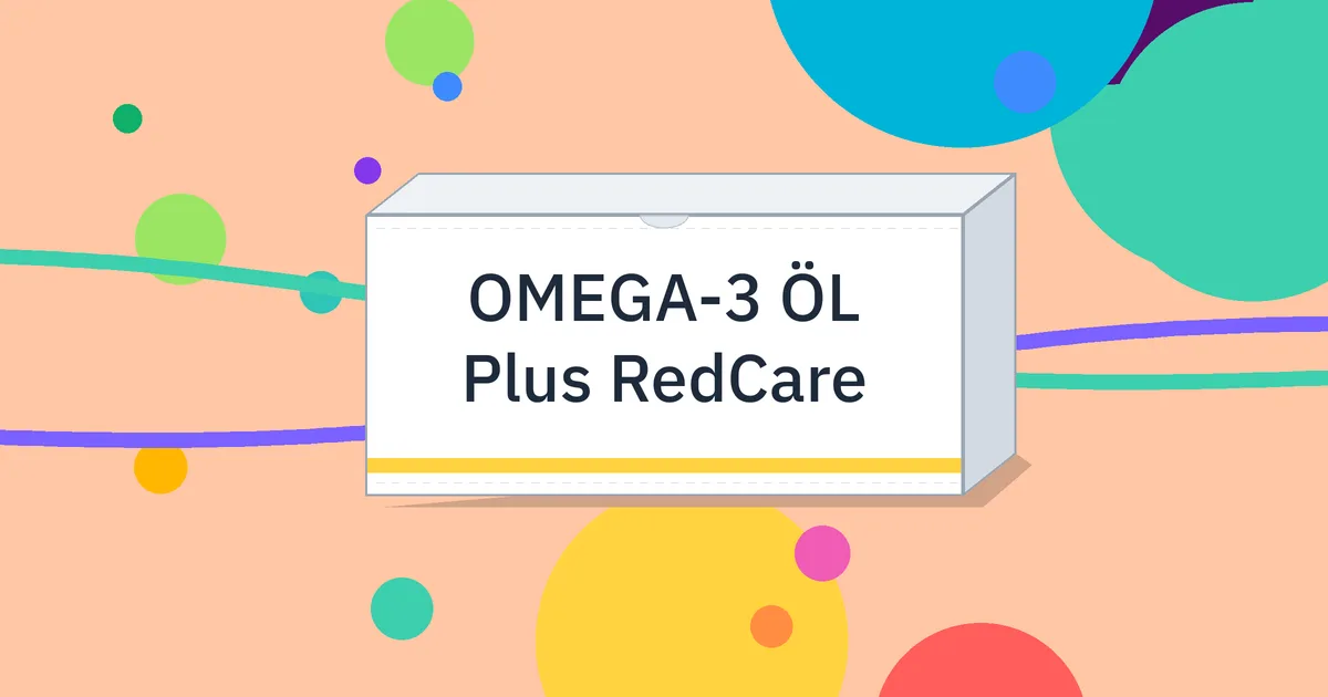Symbolbild: Packung mit der Aufschrift OMEGA-3 ÖL Plus RedCare (PZN 17756736) – Verfügbarkeit und Bezug in Apotheken in Frankfurt am Main