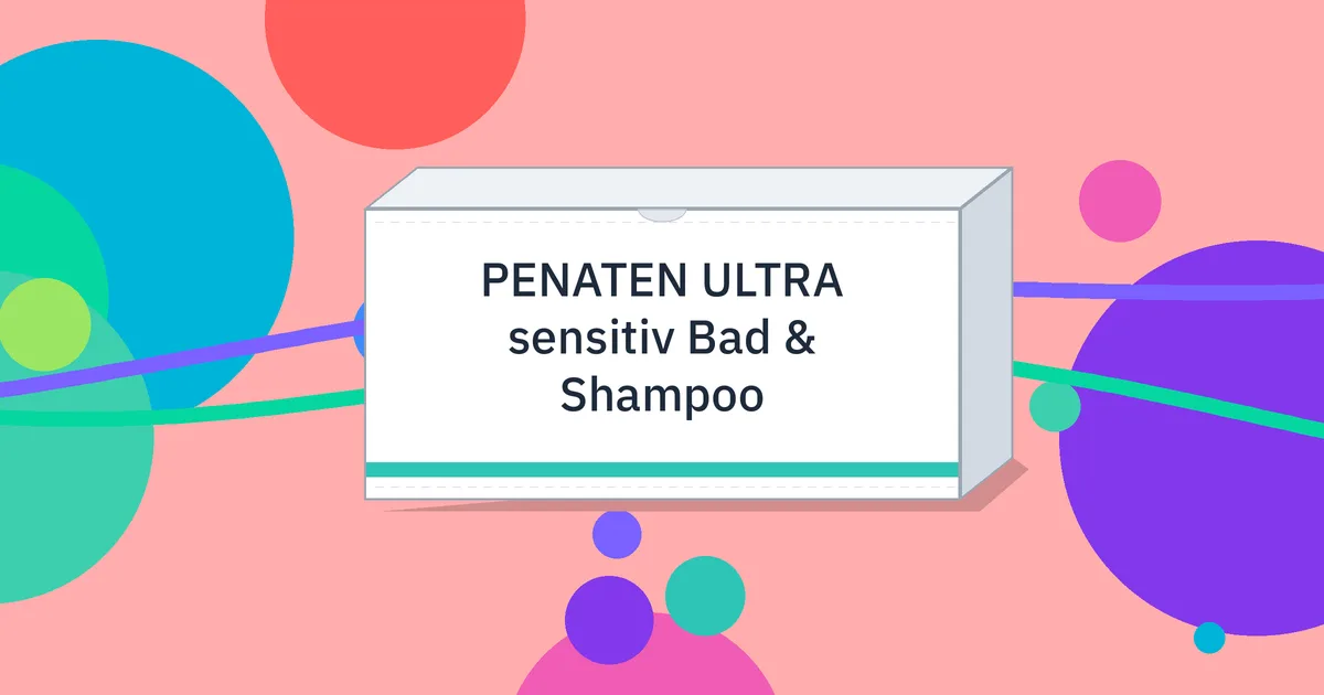 Symbolbild: Packung mit der Aufschrift PENATEN ULTRA sensitiv Bad & Shampoo (PZN 12464271) – Verfügbarkeit und Bezug in Apotheken in Frankfurt am Main