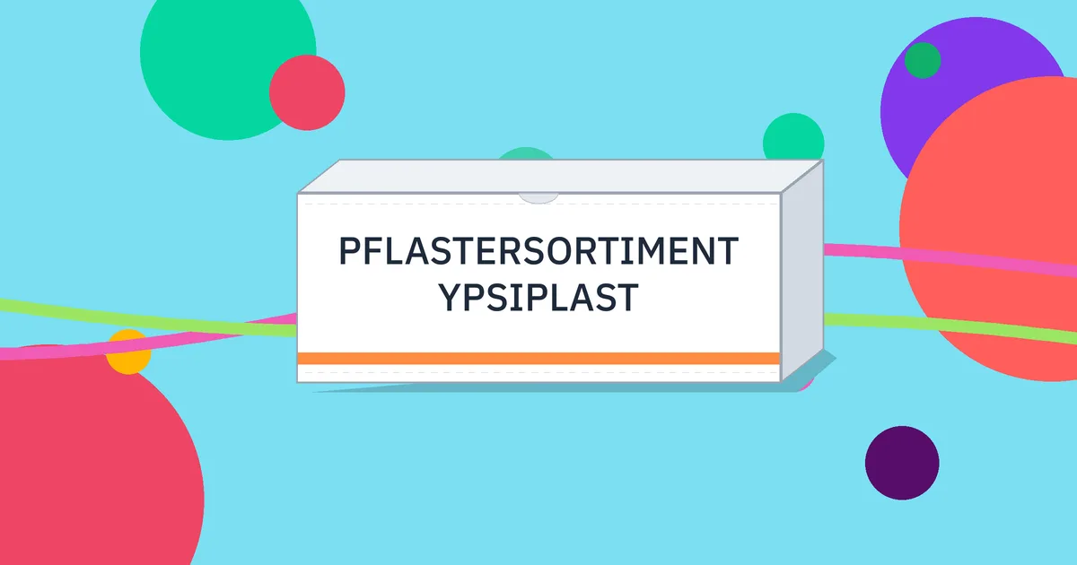 Symbolbild: Packung mit der Aufschrift PFLASTERSORTIMENT YPSIPLAST (PZN 03271308) – Verfügbarkeit und Bezug in Apotheken in Frankfurt am Main
