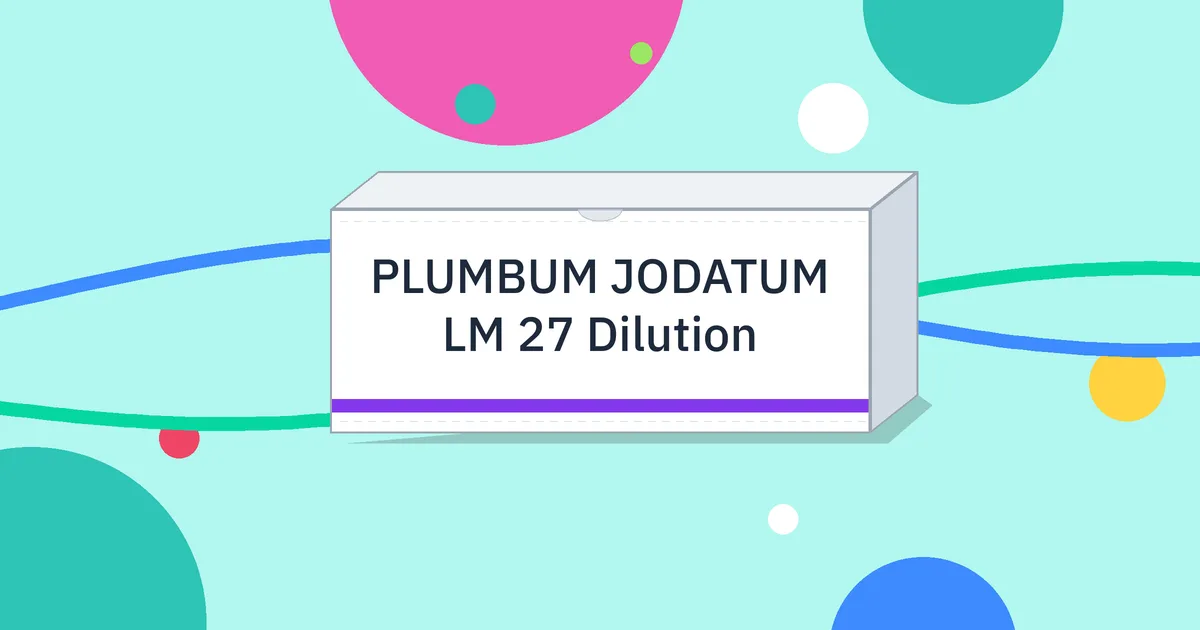 Symbolbild: Packung mit der Aufschrift PLUMBUM JODATUM LM 27 Dilution (PZN 13040886) – Verfügbarkeit und Bezug in Apotheken in Frankfurt am Main