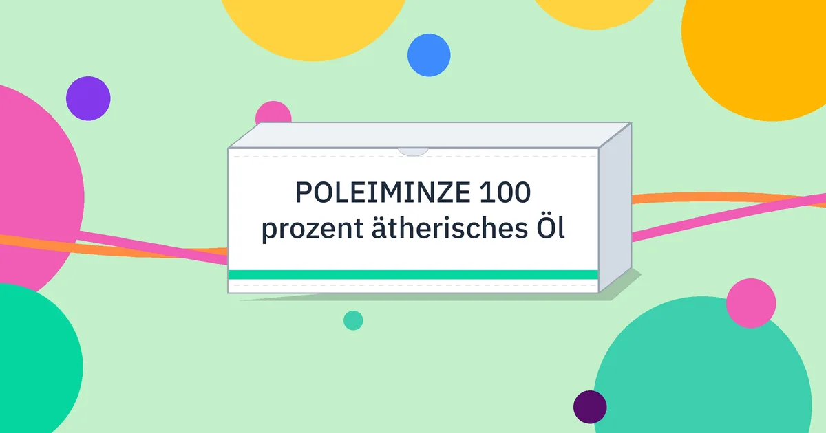 Symbolbild: Packung mit der Aufschrift POLEIMINZE 100 prozent ätherisches Öl (PZN 00668152) – Verfügbarkeit und Bezug in Apotheken in Frankfurt am Main
