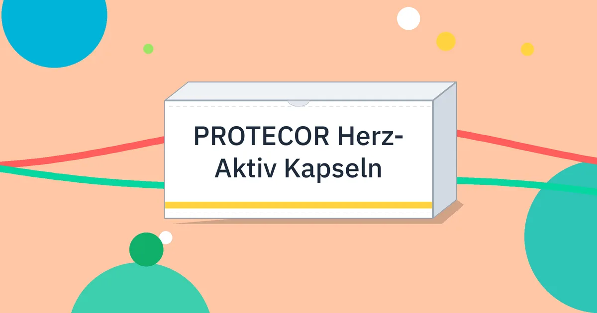 Symbolbild: Packung mit der Aufschrift PROTECOR Herz-Aktiv Kapseln (PZN 01249078) – Verfügbarkeit und Bezug in Apotheken in Frankfurt am Main