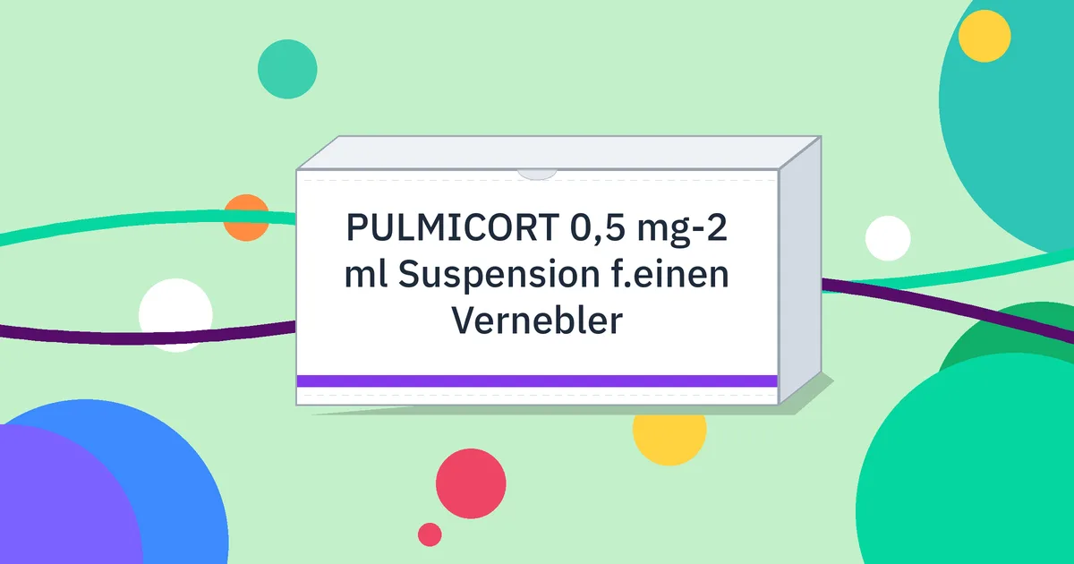 Symbolbild: Packung mit der Aufschrift PULMICORT 0,5 mg-2 ml Suspension f.einen Vernebler (PZN 17262916) – Verfügbarkeit und Bezug in Apotheken in Frankfurt am Main