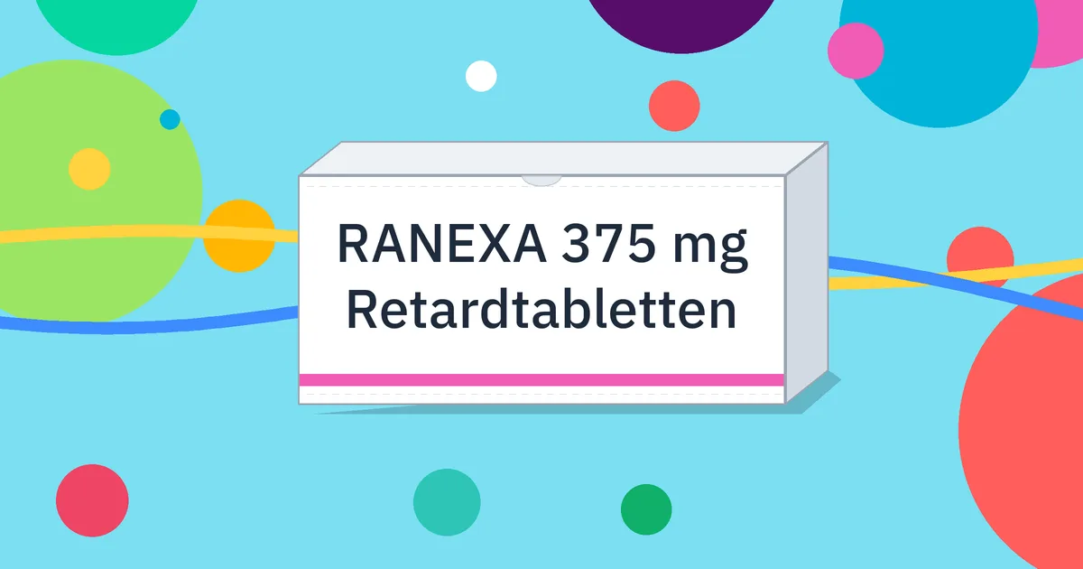 Symbolbild: Packung mit der Aufschrift RANEXA 375 mg Retardtabletten (PZN 18819976) – Verfügbarkeit und Bezug in Apotheken in Frankfurt am Main