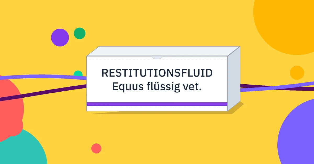 Symbolbild: Packung mit der Aufschrift RESTITUTIONSFLUID Equus flüssig vet. (PZN 05702072) – Verfügbarkeit und Bezug in Apotheken in Frankfurt am Main