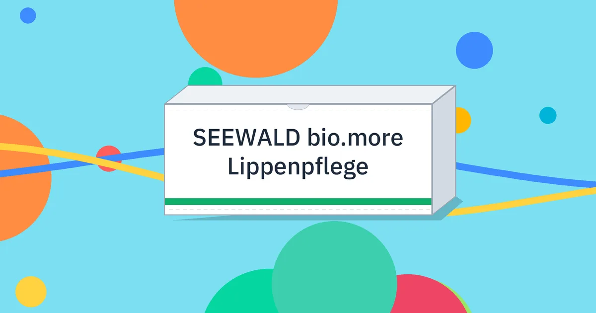 Symbolbild: Packung mit der Aufschrift SEEWALD bio.more Lippenpflege (PZN 18304605) – Verfügbarkeit und Bezug in Apotheken in Frankfurt am Main