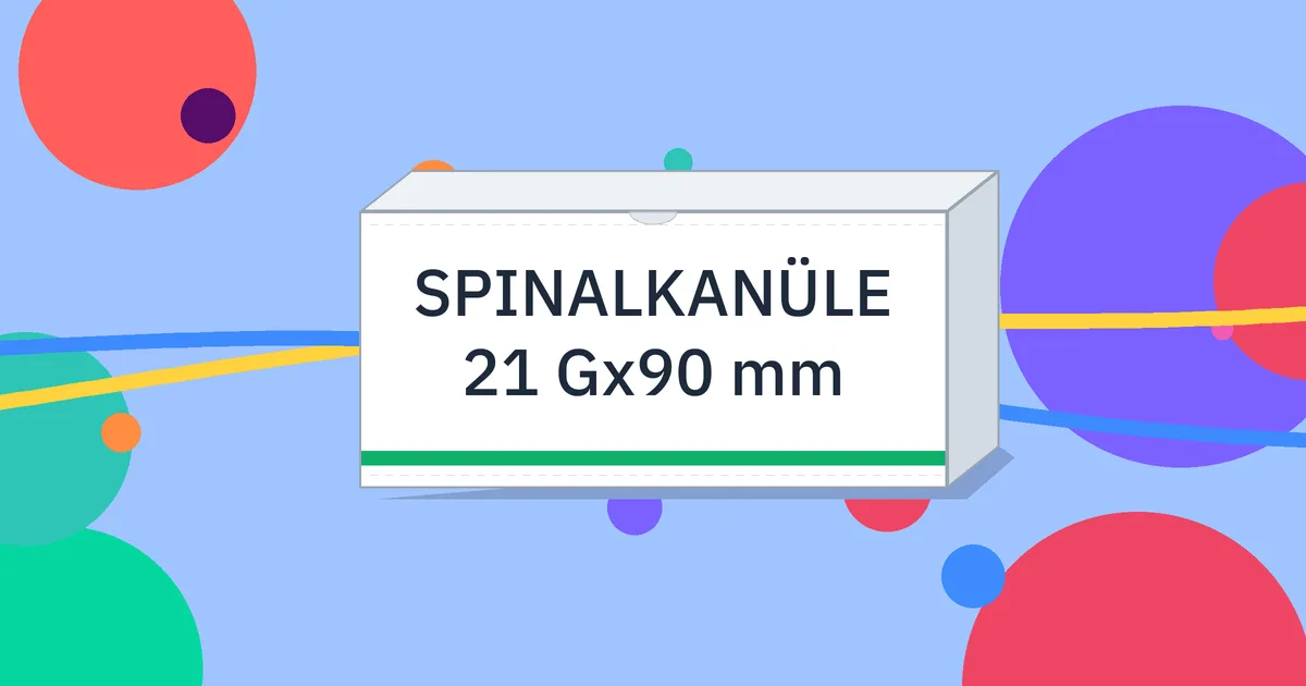 Symbolbild: Packung mit der Aufschrift SPINALKANÜLE 21 Gx90 mm (PZN 12339465) – Verfügbarkeit und Bezug in Apotheken in Frankfurt am Main