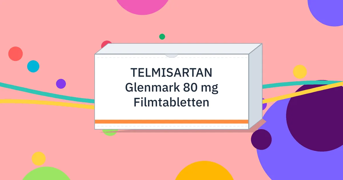 Symbolbild: Packung mit der Aufschrift TELMISARTAN Glenmark 80 mg Filmtabletten (PZN 11047677) – Verfügbarkeit und Bezug in Apotheken in Frankfurt am Main