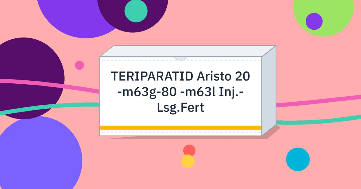 Symbolbild: Packung mit der Aufschrift TERIPARATID Aristo 20 -m63g-80 -m63l Inj.-Lsg.Fert (PZN 18320432) – Verfügbarkeit und Bezug in Apotheken in Frankfurt am Main