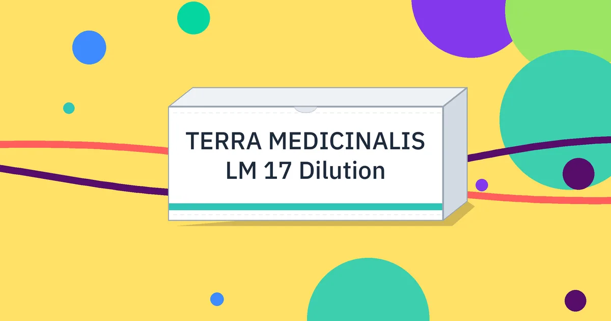 Symbolbild: Packung mit der Aufschrift TERRA MEDICINALIS LM 17 Dilution (PZN 13217155) – Verfügbarkeit und Bezug in Apotheken in Frankfurt am Main