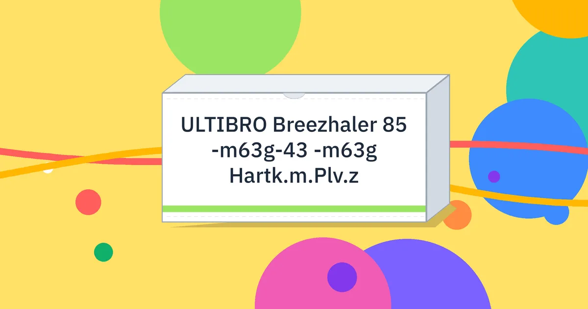 Symbolbild: Packung mit der Aufschrift ULTIBRO Breezhaler 85 -m63g-43 -m63g Hartk.m.Plv.z (PZN 16878934) – Verfügbarkeit und Bezug in Apotheken in Frankfurt am Main