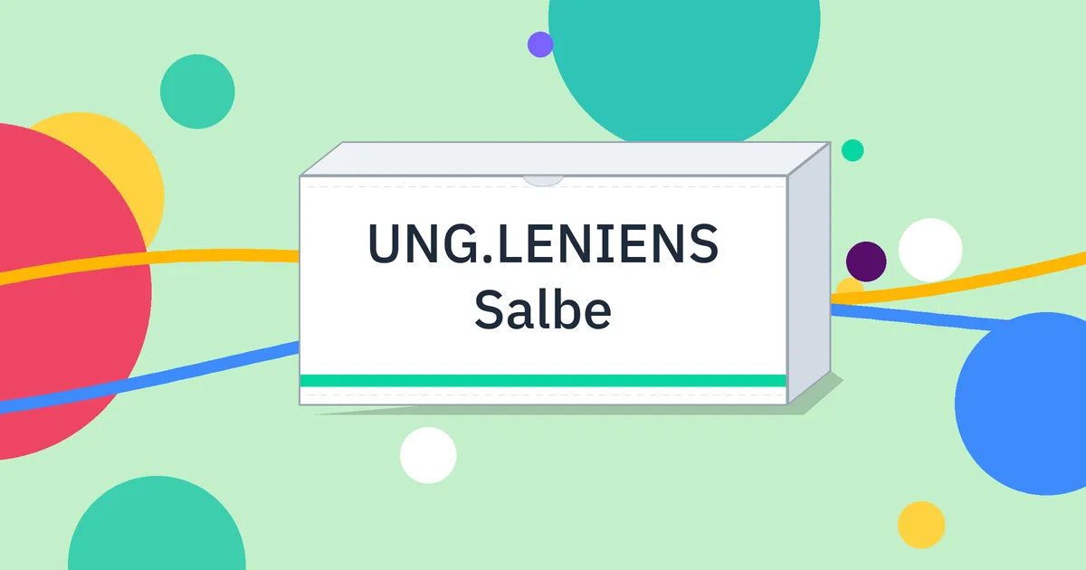 Symbolbild: Packung mit der Aufschrift UNG.LENIENS Salbe (PZN 18452524) – Verfügbarkeit und Bezug in Apotheken in Frankfurt am Main