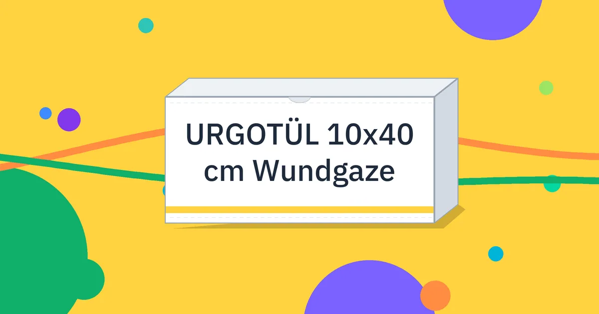 Symbolbild: Packung mit der Aufschrift URGOTÜL 10x40 cm Wundgaze (PZN 18840373) – Verfügbarkeit und Bezug in Apotheken in Frankfurt am Main