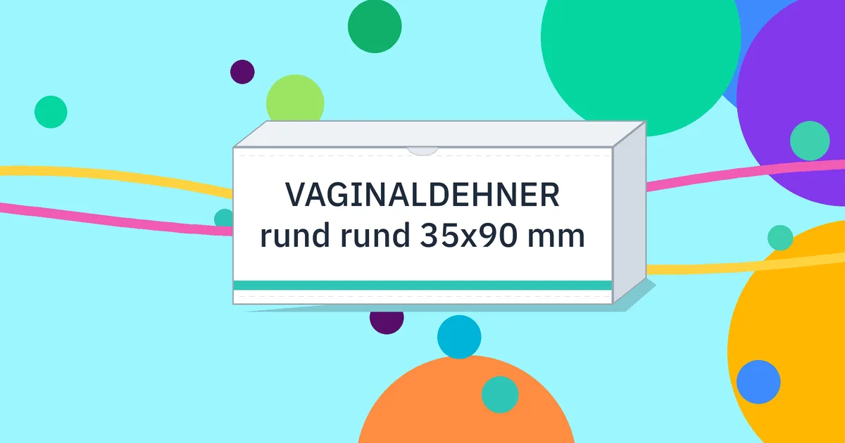 Symbolbild: Packung mit der Aufschrift VAGINALDEHNER rund rund 35x90 mm (PZN 04615810) – Verfügbarkeit und Bezug in Apotheken in Frankfurt am Main