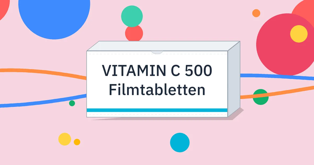 Symbolbild: Packung mit der Aufschrift VITAMIN C 500 Filmtabletten (PZN 00652240) – Verfügbarkeit und Bezug in Apotheken in Frankfurt am Main