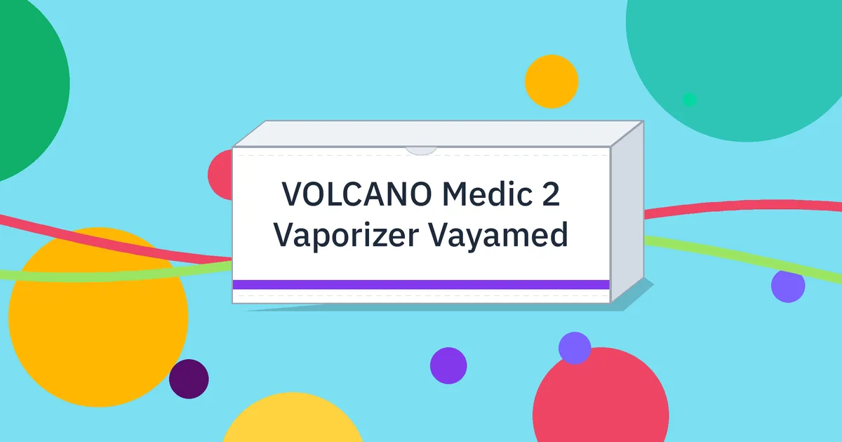 Symbolbild: Packung mit der Aufschrift VOLCANO Medic 2 Vaporizer Vayamed (PZN 17440246) – Verfügbarkeit und Bezug in Apotheken in Frankfurt am Main