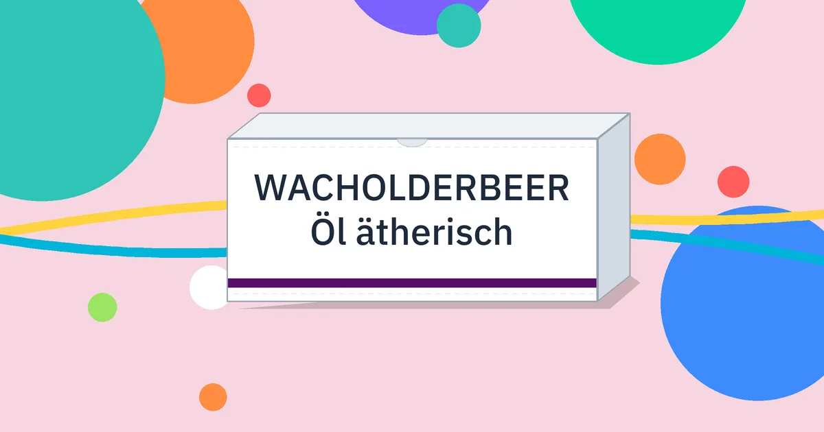 Symbolbild: Packung mit der Aufschrift WACHOLDERBEER Öl ätherisch (PZN 15236659) – Verfügbarkeit und Bezug in Apotheken in Frankfurt am Main