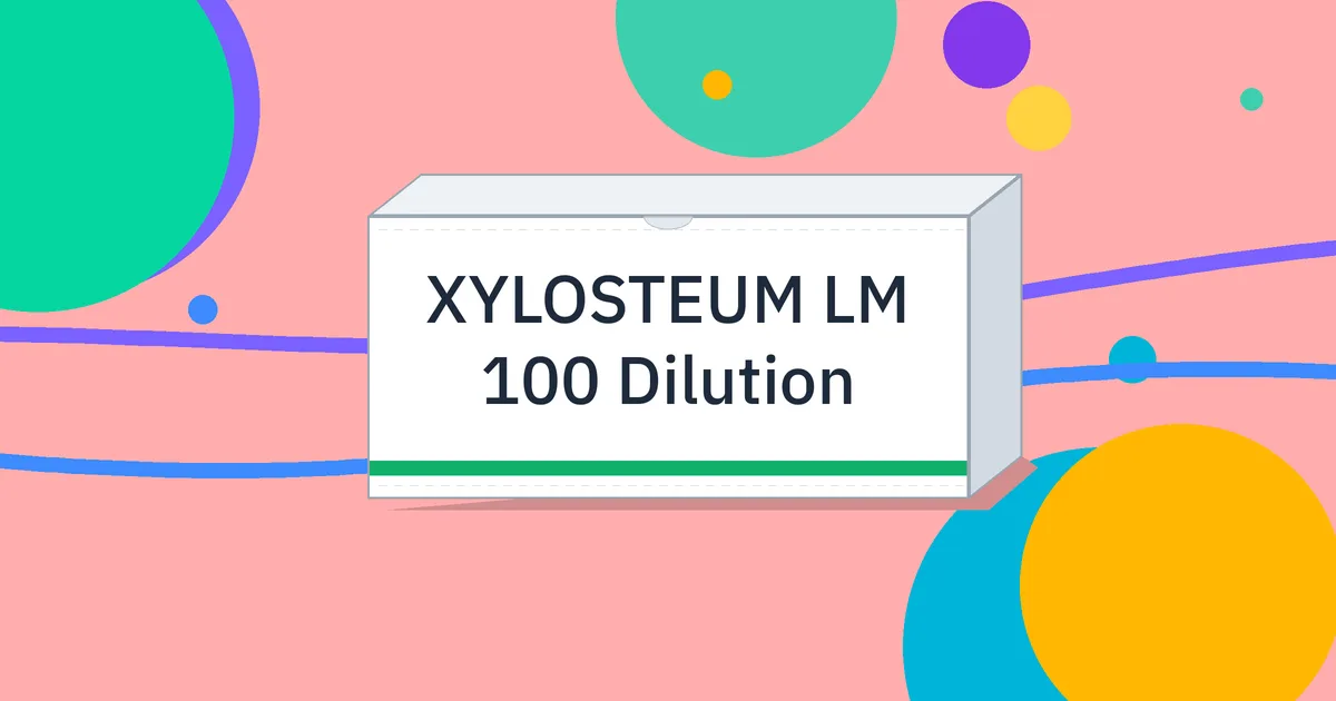 Symbolbild: Packung mit der Aufschrift XYLOSTEUM LM 100 Dilution (PZN 13284737) – Verfügbarkeit und Bezug in Apotheken in Frankfurt am Main
