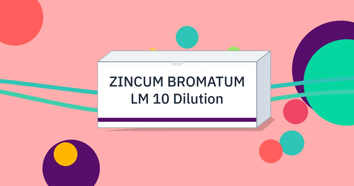 Symbolbild: Packung mit der Aufschrift ZINCUM BROMATUM LM 10 Dilution (PZN 13291335) – Verfügbarkeit und Bezug in Apotheken in Frankfurt am Main