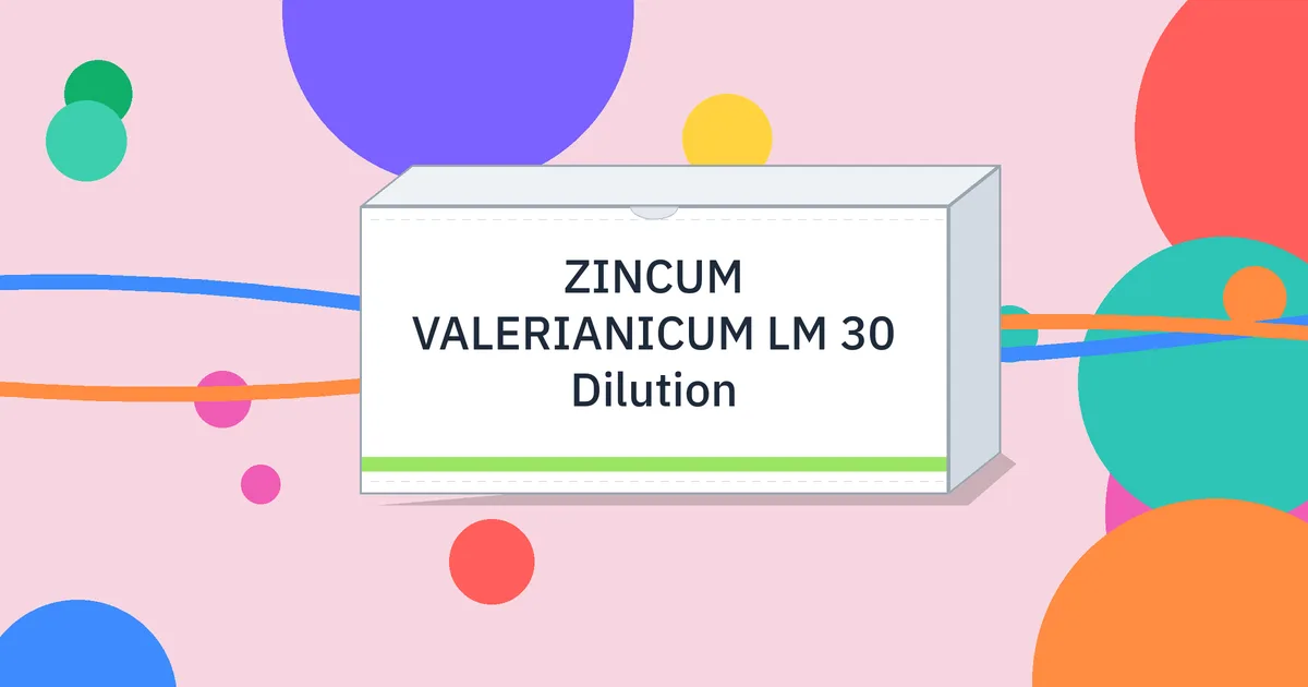 Symbolbild: Packung mit der Aufschrift ZINCUM VALERIANICUM LM 30 Dilution (PZN 03503061) – Verfügbarkeit und Bezug in Apotheken in Frankfurt am Main