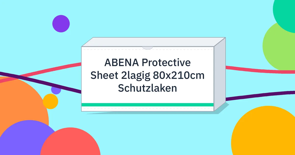 Symbolbild: Packung mit der Aufschrift ABENA Protective Sheet 2lagig 80x210cm Schutzlaken (PZN 18746183) – Verfügbarkeit und Bezug in Apotheken in Frankfurt am Main