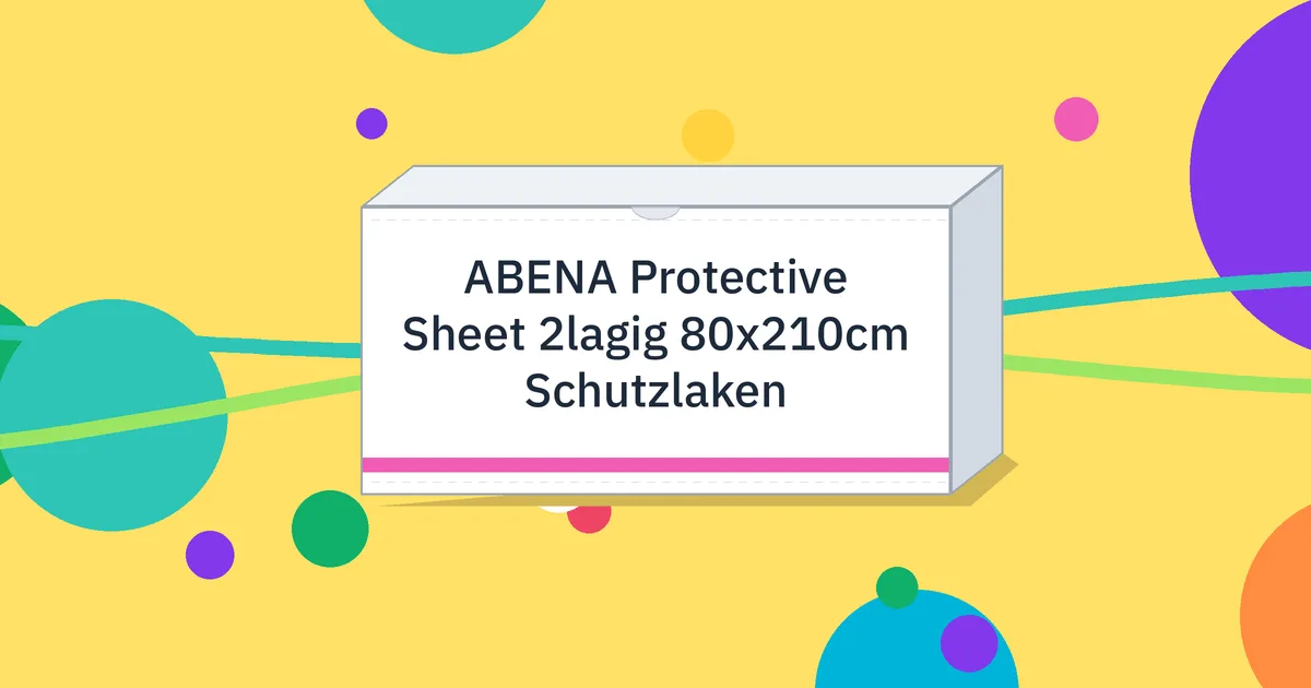 Symbolbild: Packung mit der Aufschrift ABENA Protective Sheet 2lagig 80x210cm Schutzlaken (PZN 18746177) – Verfügbarkeit und Bezug in Apotheken in Frankfurt am Main